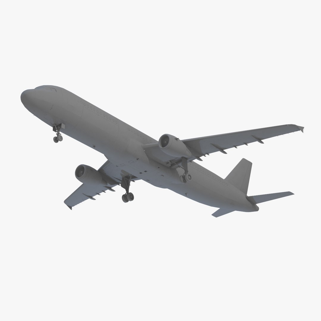 3D Model A321 Generic White - TurboSquid 1410337