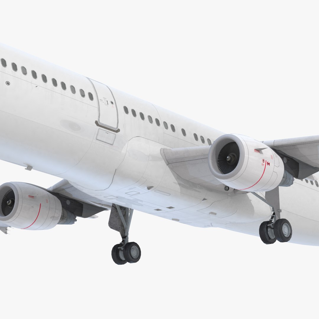 3D Model A321 Generic White - TurboSquid 1410337