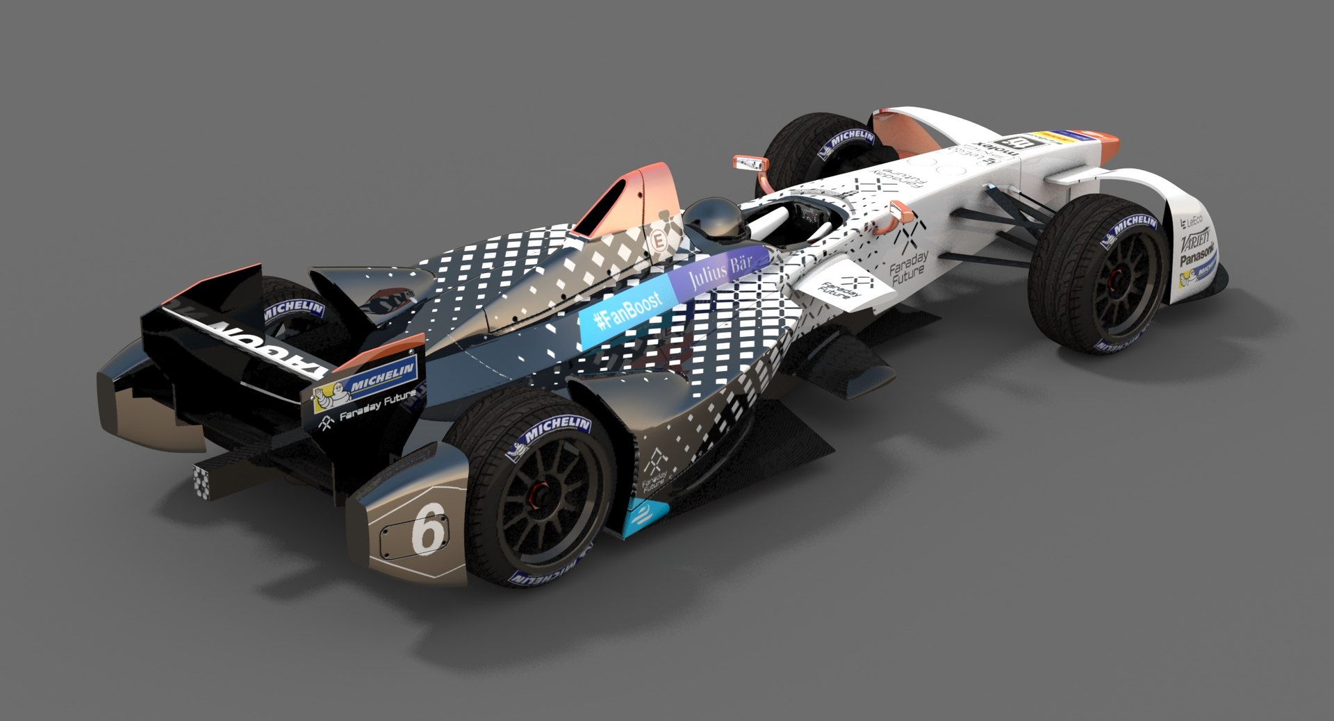 Faraday Future Dragon Racing 3d Model
