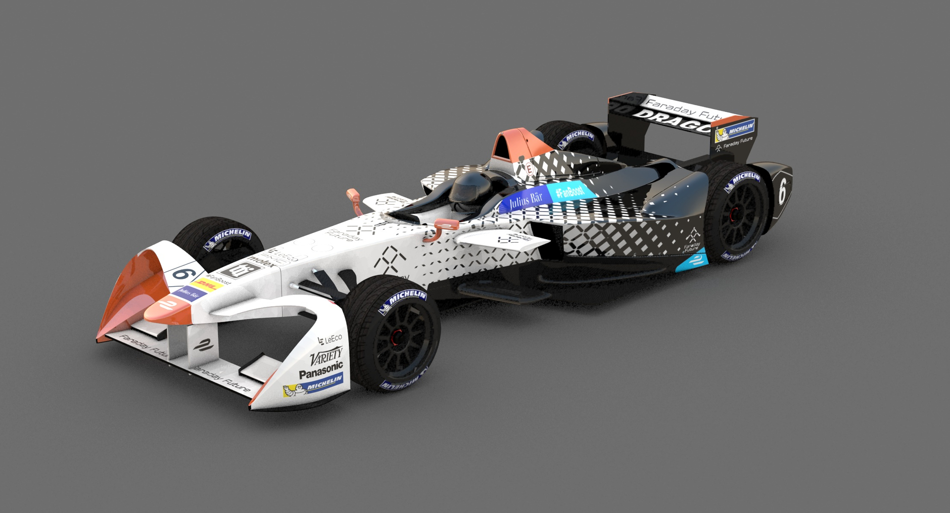Faraday Future Dragon Racing 3d Model