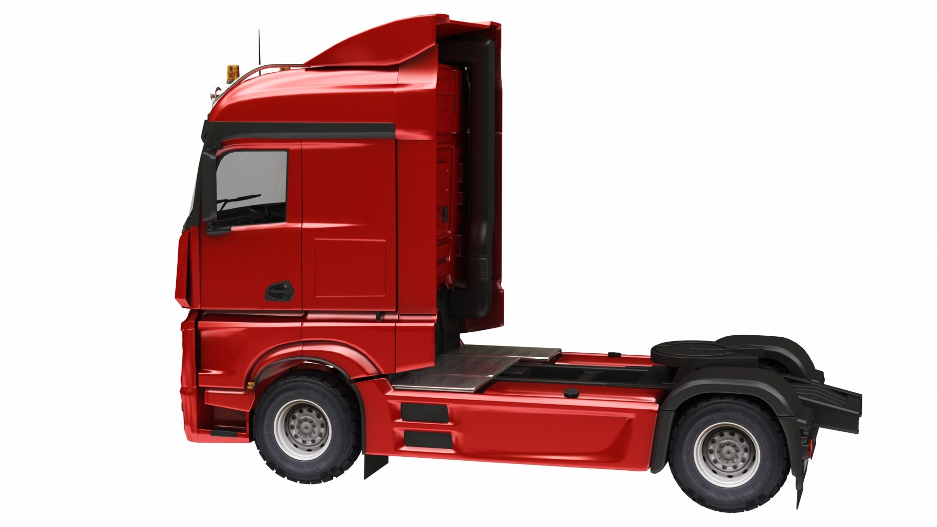 Mercedes Truck Red 3D - TurboSquid 1524416