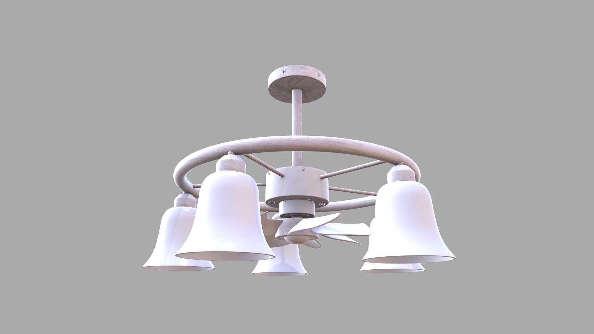 3D Fans With Lights Model - TurboSquid 2268419