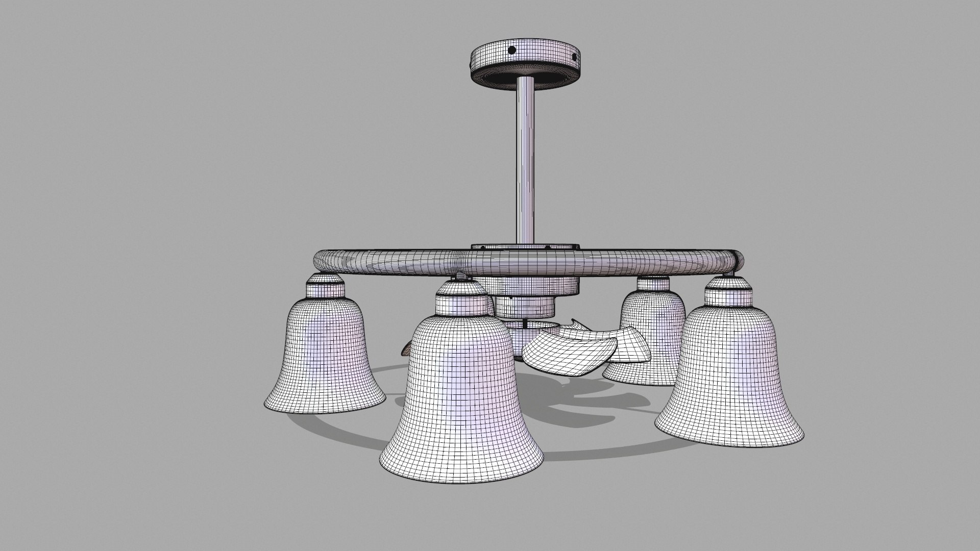 3D Fans With Lights Model - TurboSquid 2268419