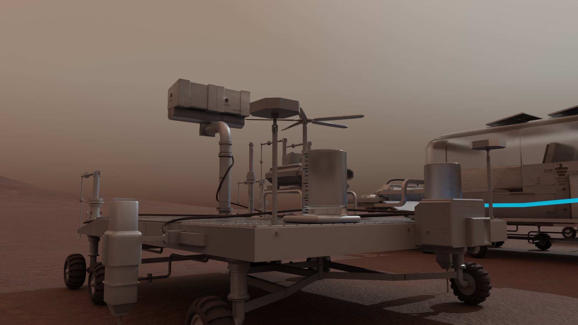 3D Model Mars Rover And Vehicles - TurboSquid 1950770