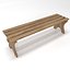 Free bench wood 3D model - TurboSquid 1279402