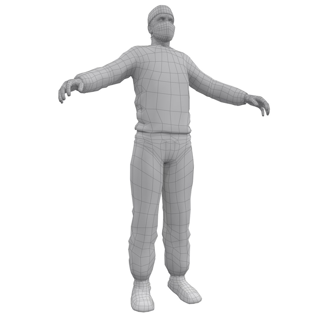 human man male obj