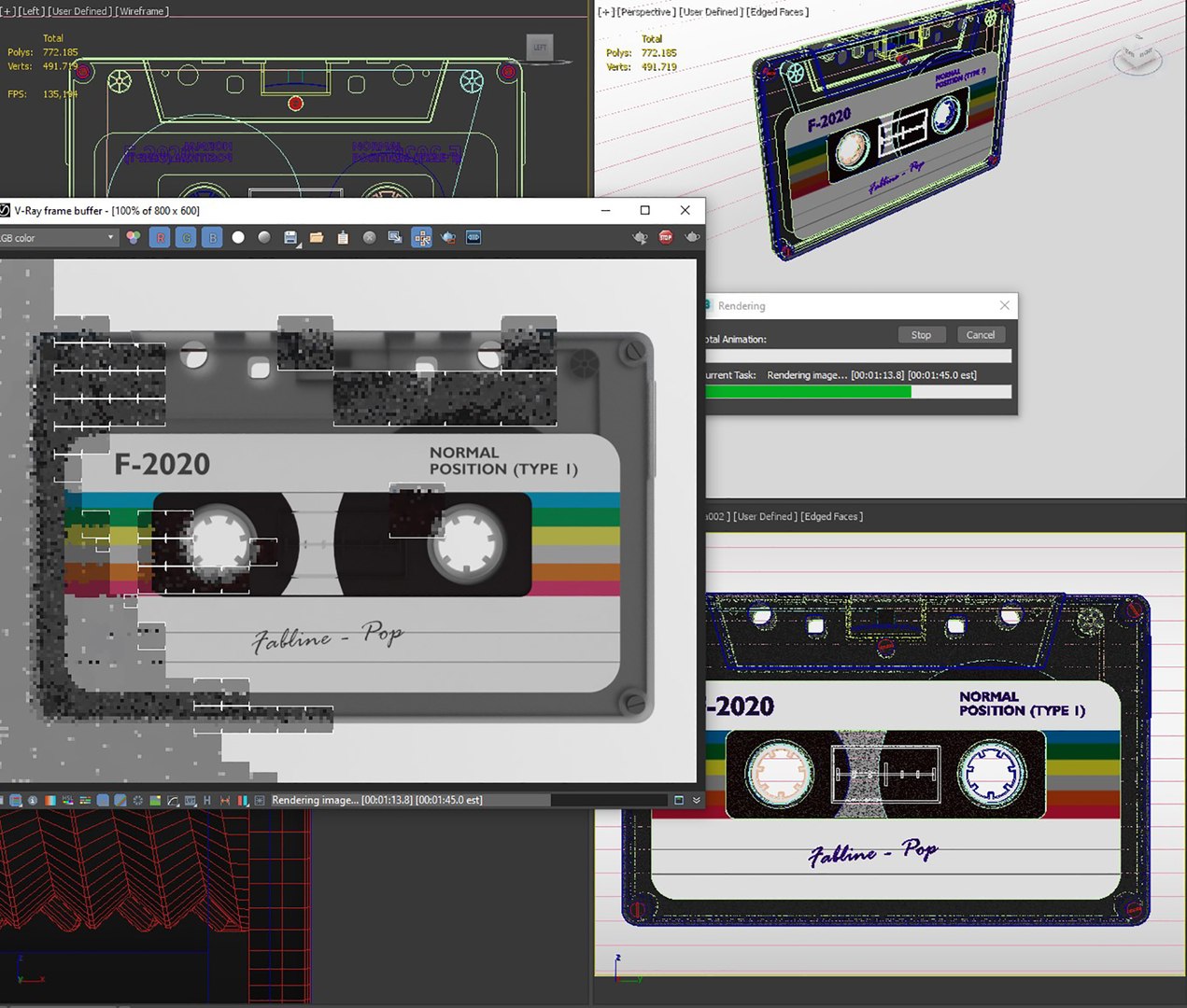 Tape Cassette 3D Model - TurboSquid 1617725