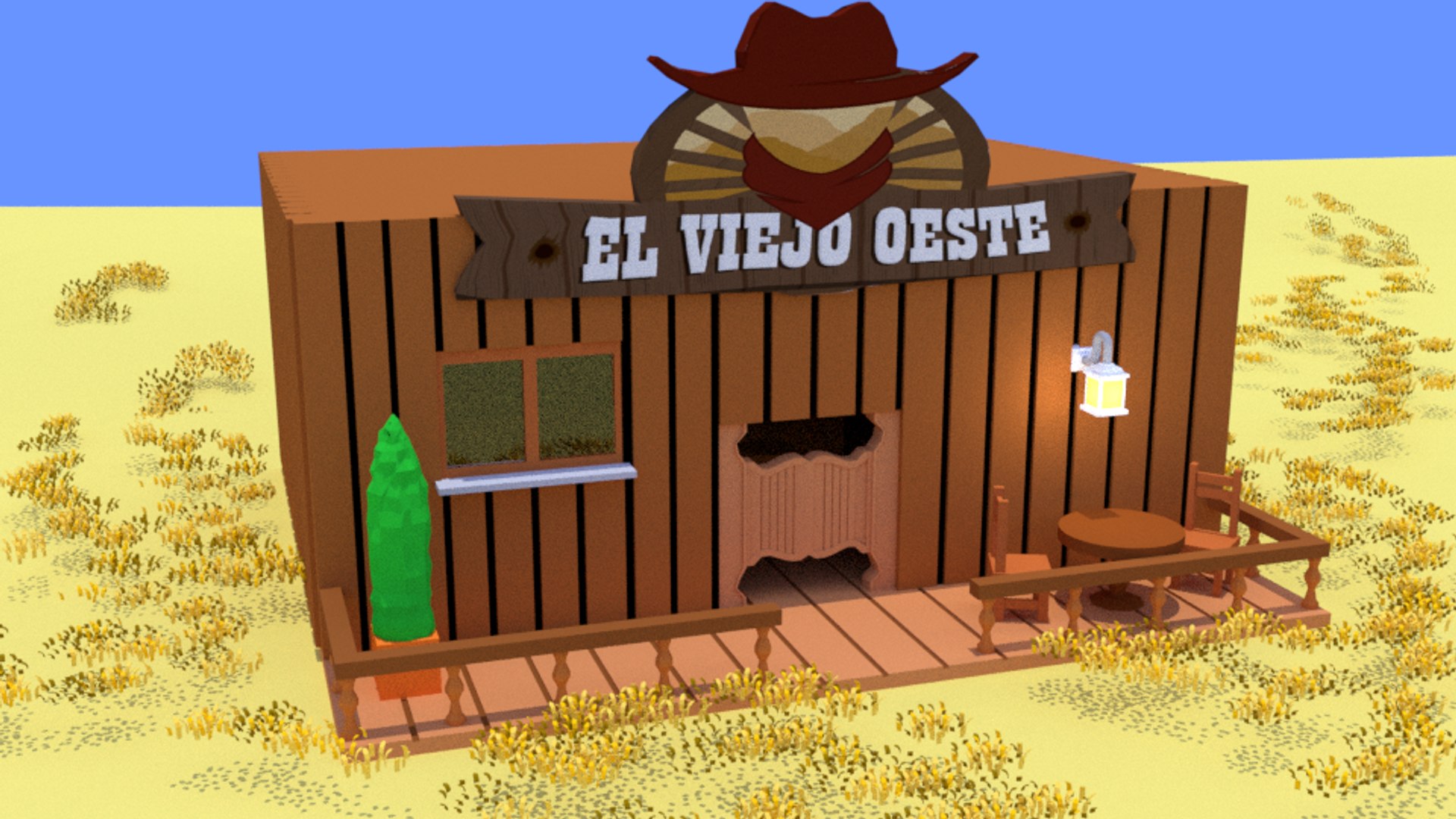 Cartoon Bar 3D Model - TurboSquid 1330578
