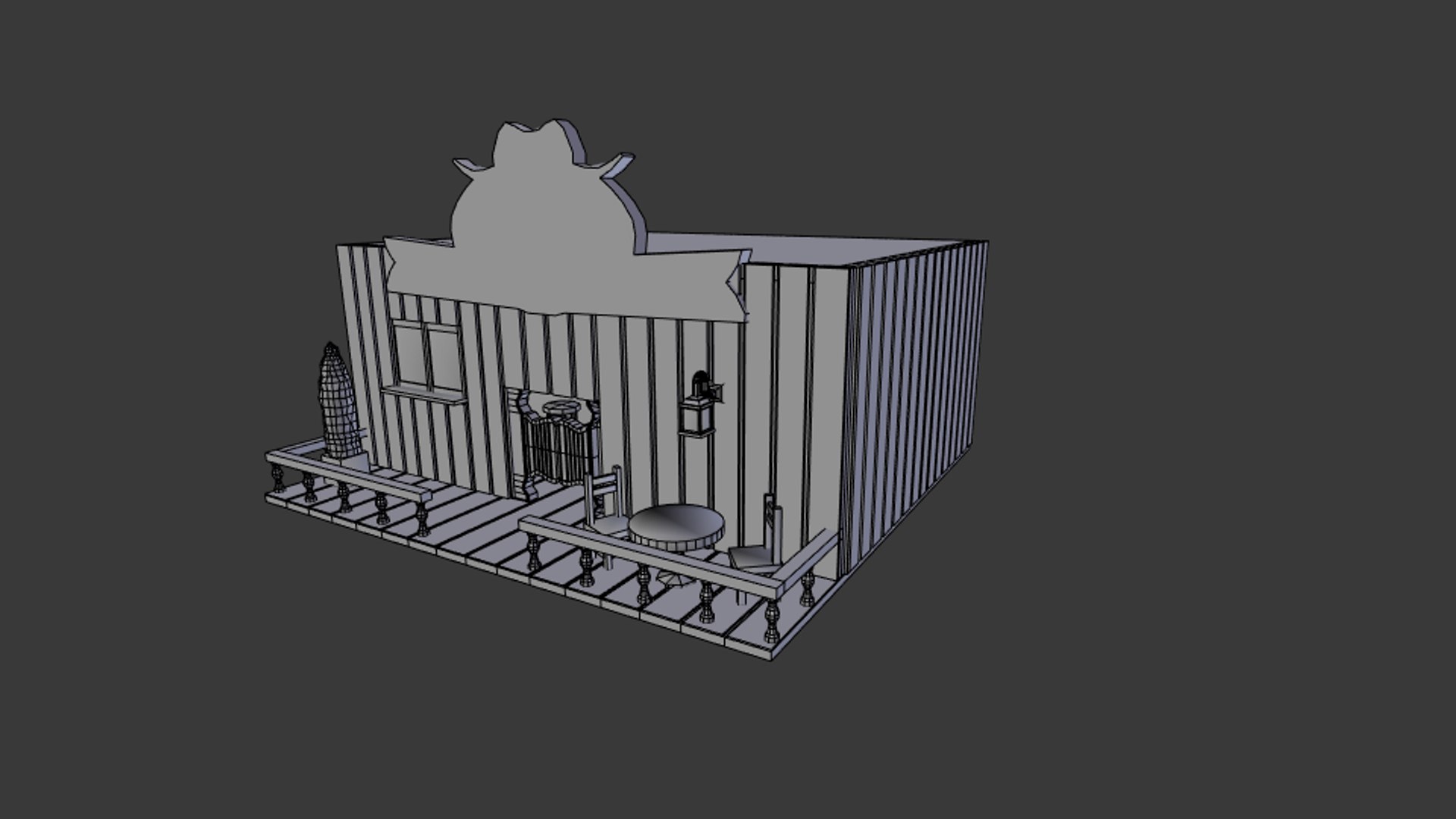 Cartoon Bar 3D Model - TurboSquid 1330578
