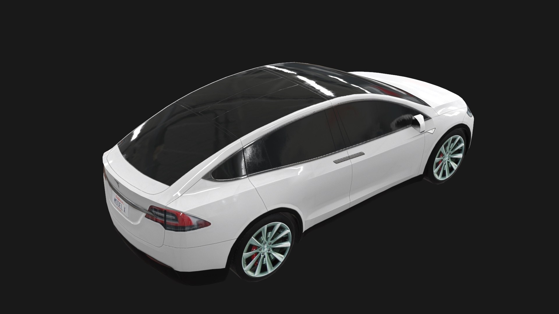 3d model pack low-poly tesla s