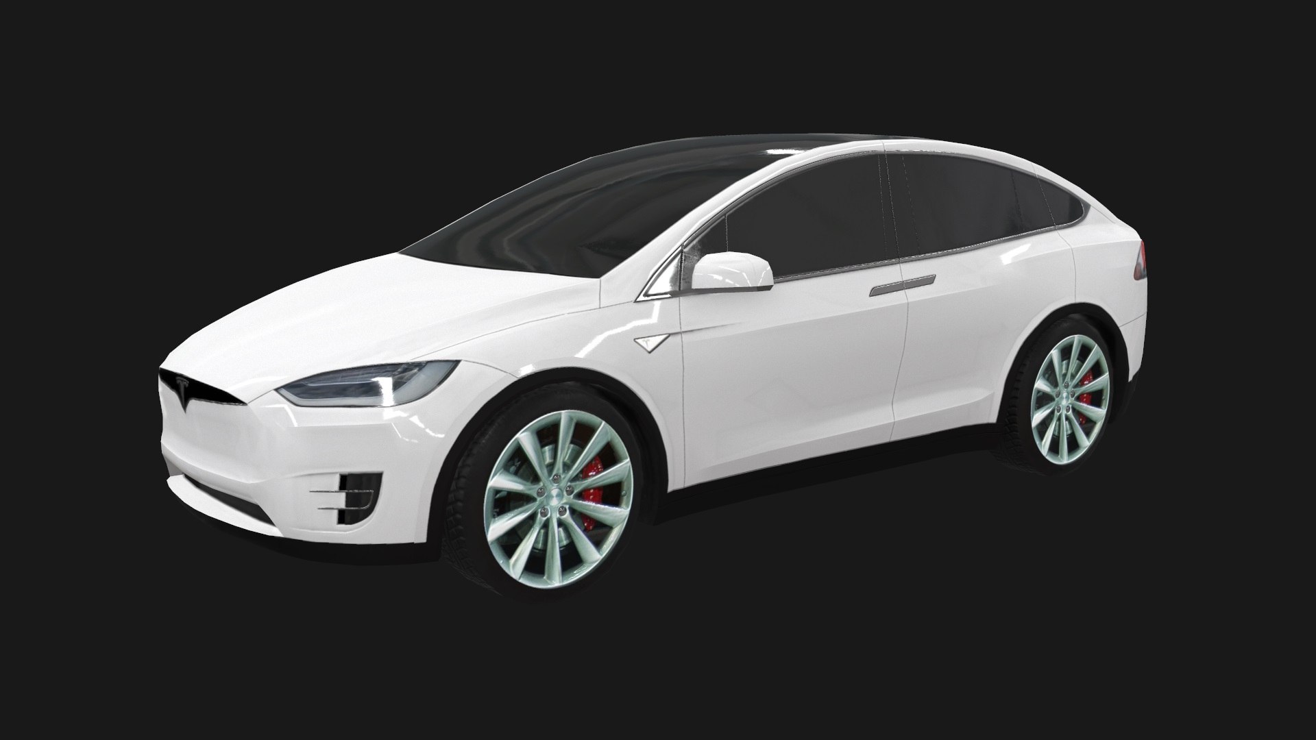 3d model pack low-poly tesla s