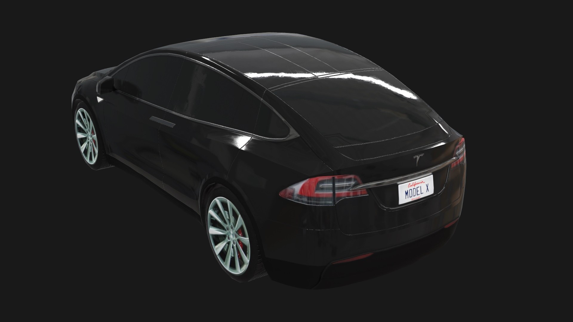 3d model pack low-poly tesla s