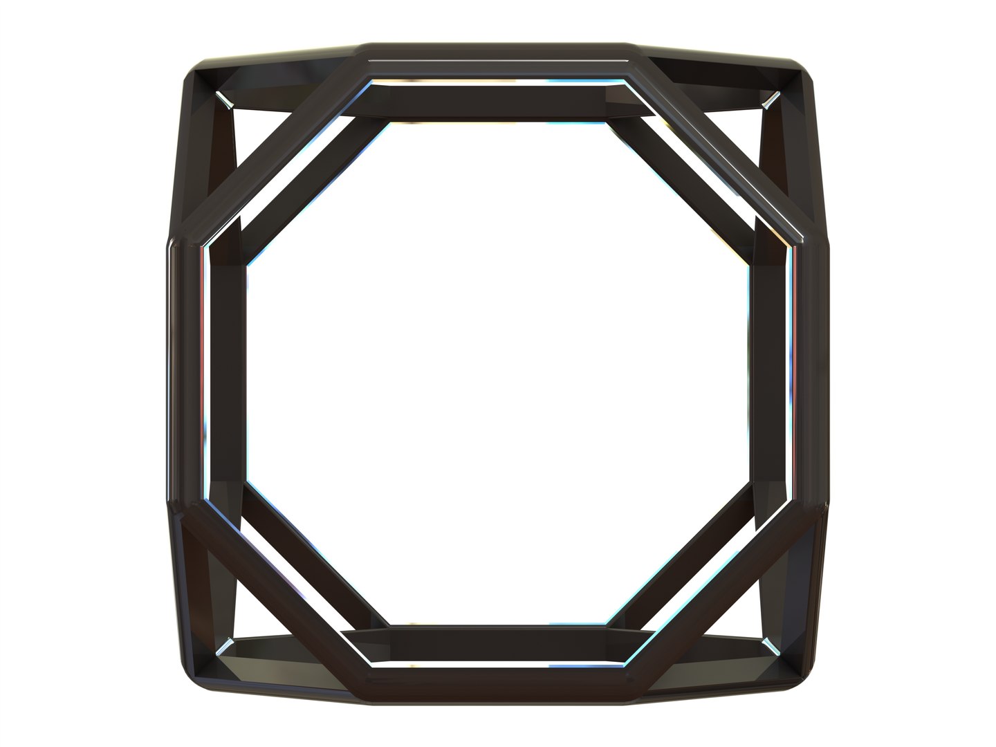 Wireframe Shape Truncated Cube 3D Model - TurboSquid 2162751