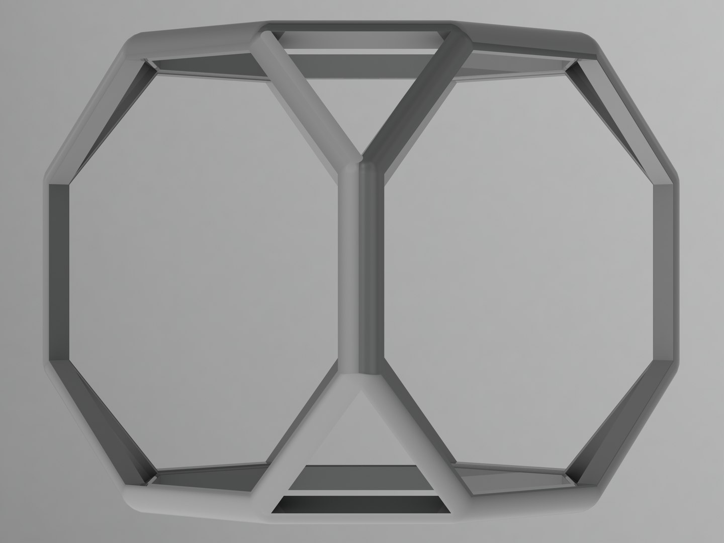 Wireframe Shape Truncated Cube 3D Model - TurboSquid 2162751