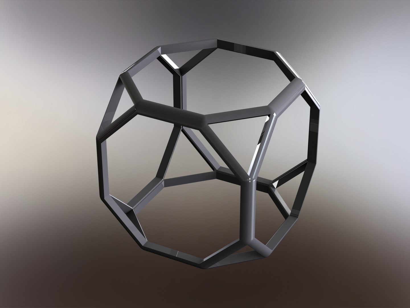 Wireframe Shape Truncated Cube 3D Model - TurboSquid 2162751
