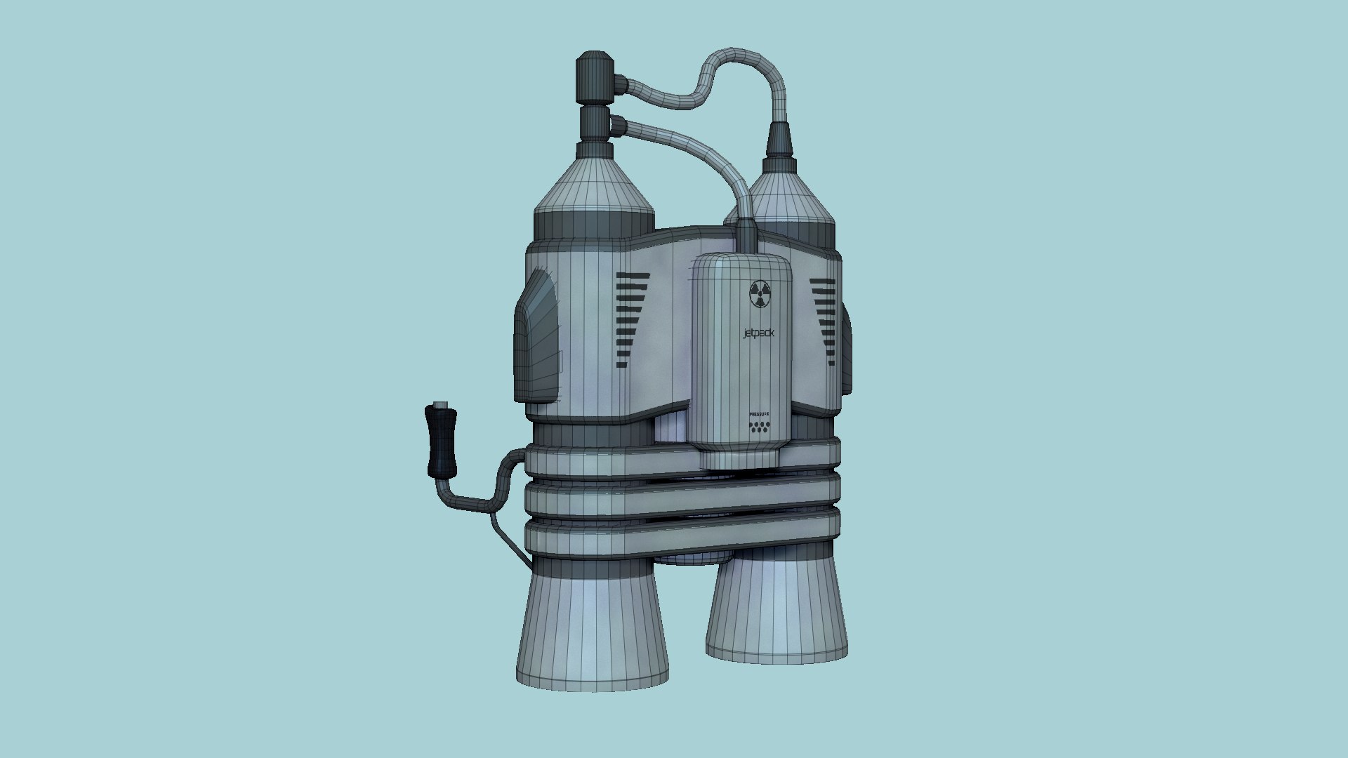Jetpack E06 Chrome - SciFi Character Design Model - TurboSquid 1962267
