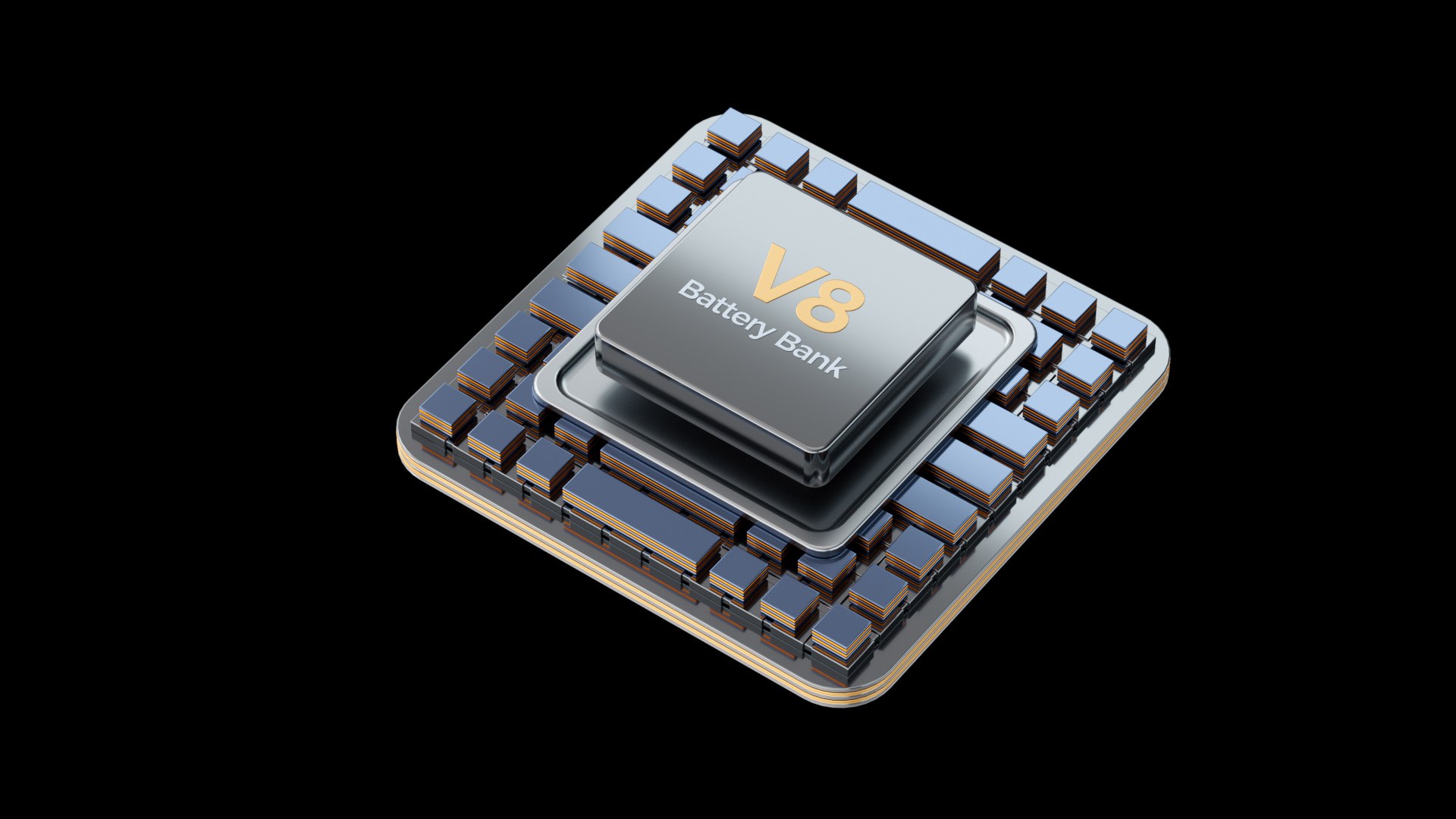 Free 3D Battery Chip Model Single Component - TurboSquid 2252944