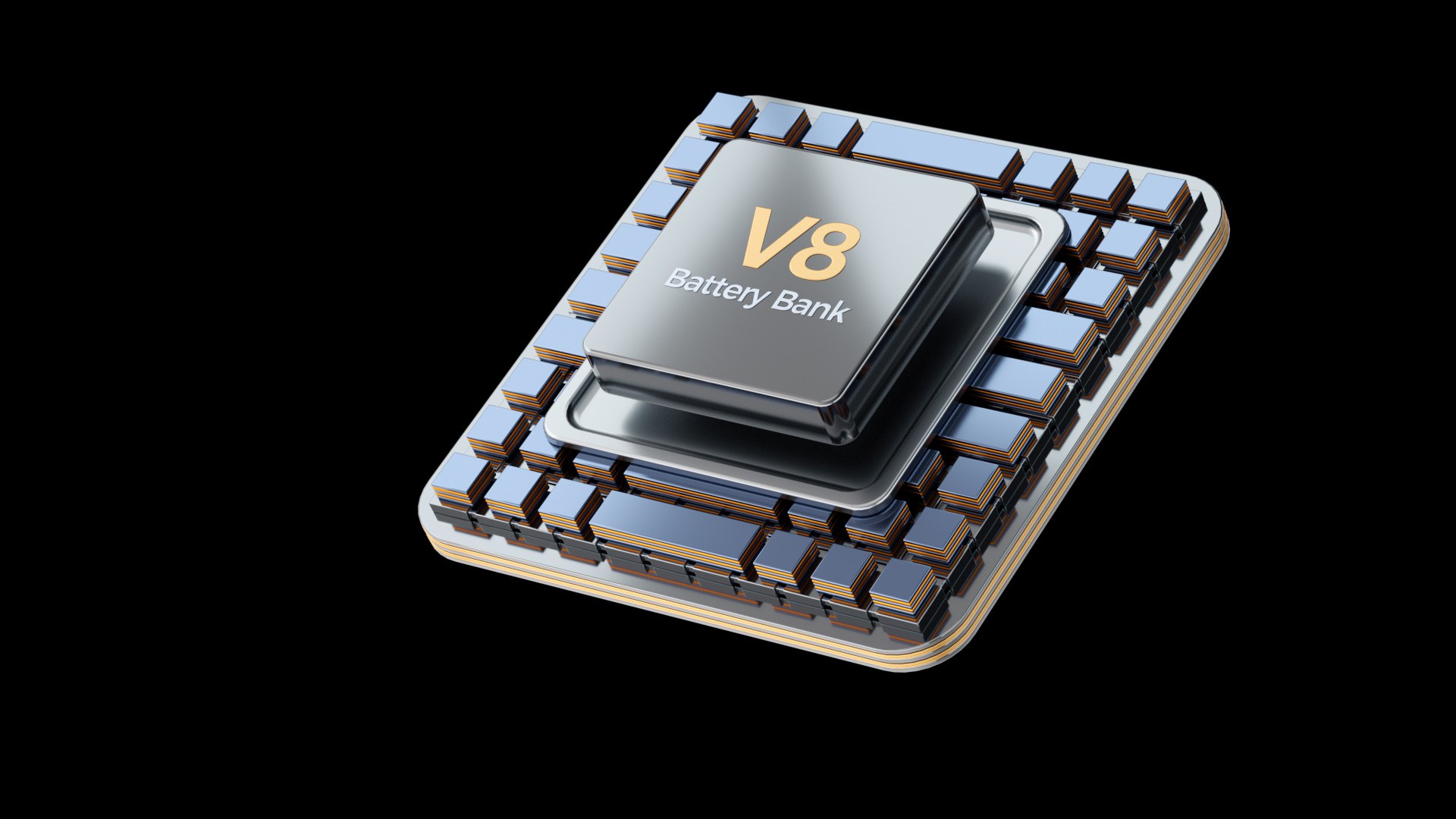 Free 3D Battery Chip Model Single Component - TurboSquid 2252944