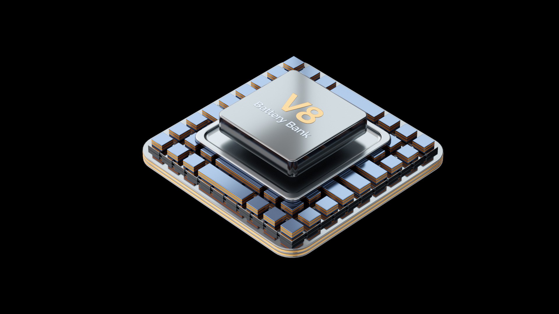 Free 3D Battery Chip Model Single Component - TurboSquid 2252944