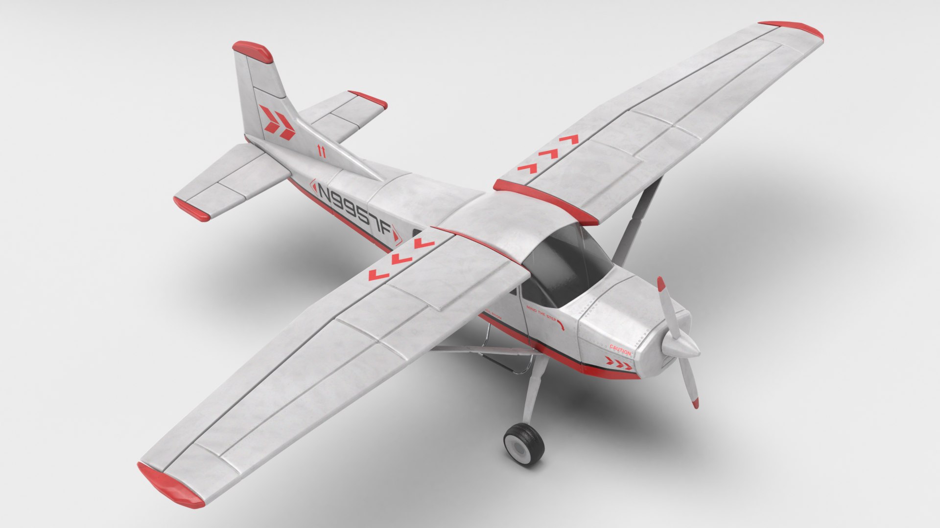 Old Plane 3D Model - TurboSquid 1549145
