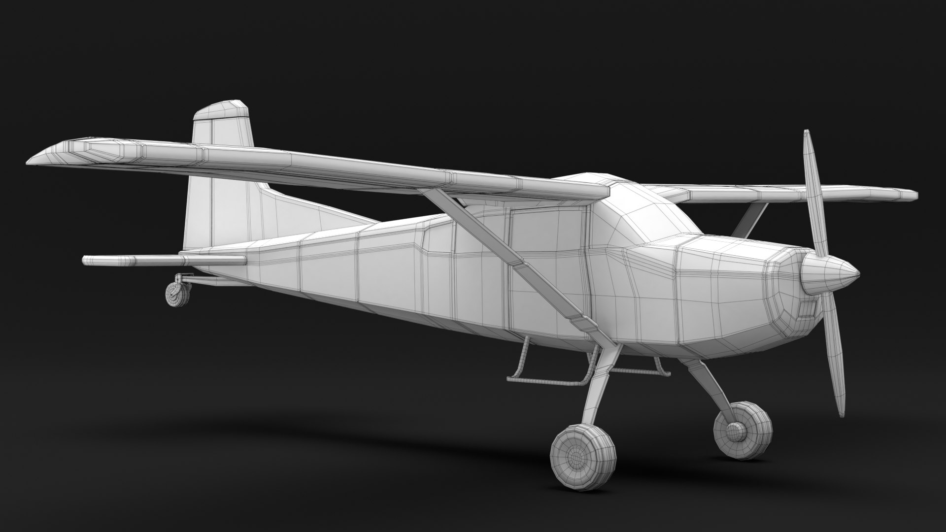 Old Plane 3D Model - TurboSquid 1549145