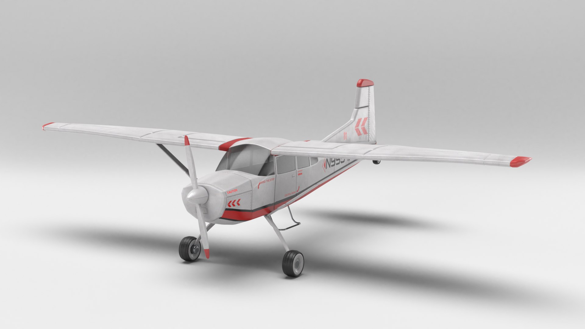 Old Plane 3D Model - TurboSquid 1549145