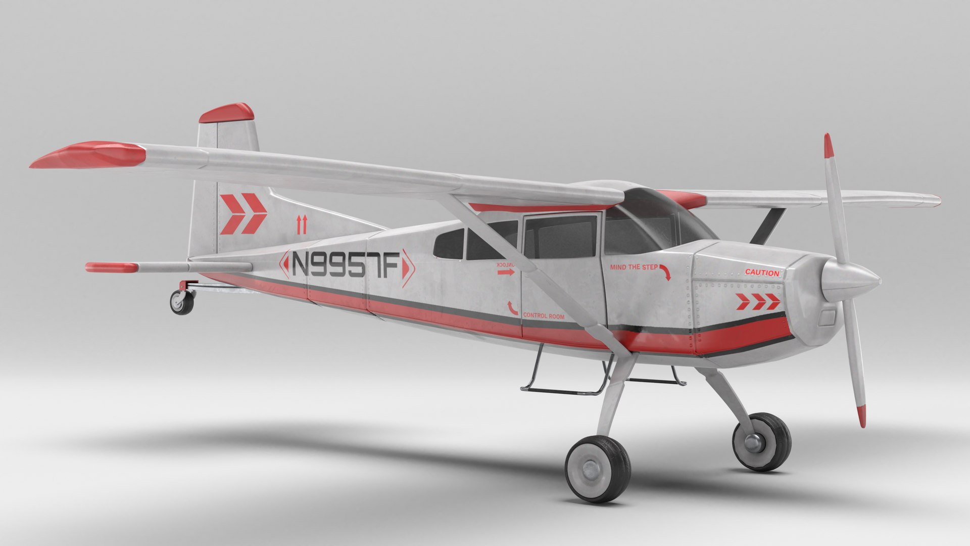 Old Plane 3D Model - TurboSquid 1549145
