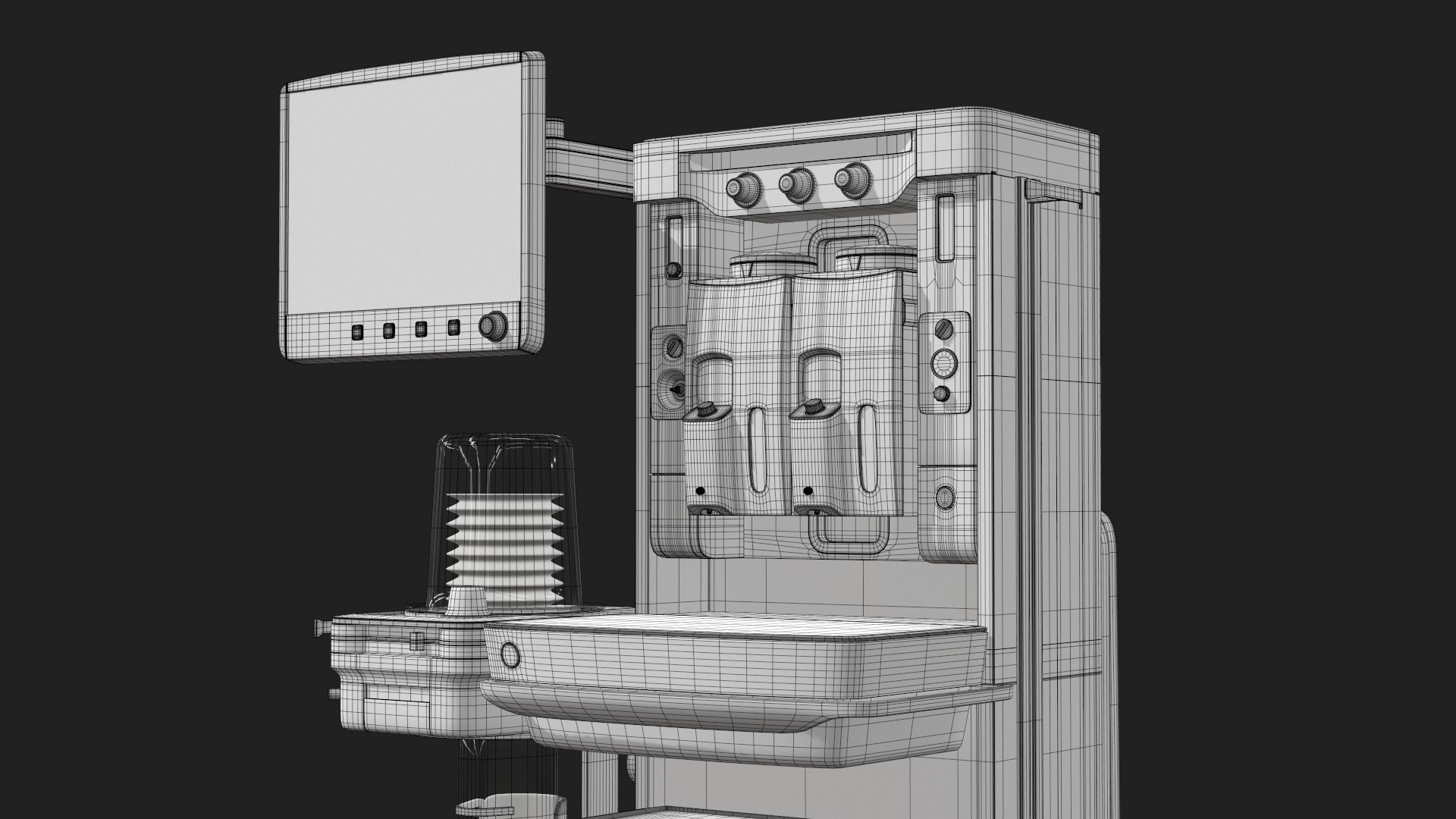 Anesthesia Machine 3D Model - TurboSquid 1629245