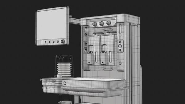 Anesthesia machine 3D model - TurboSquid 1629245