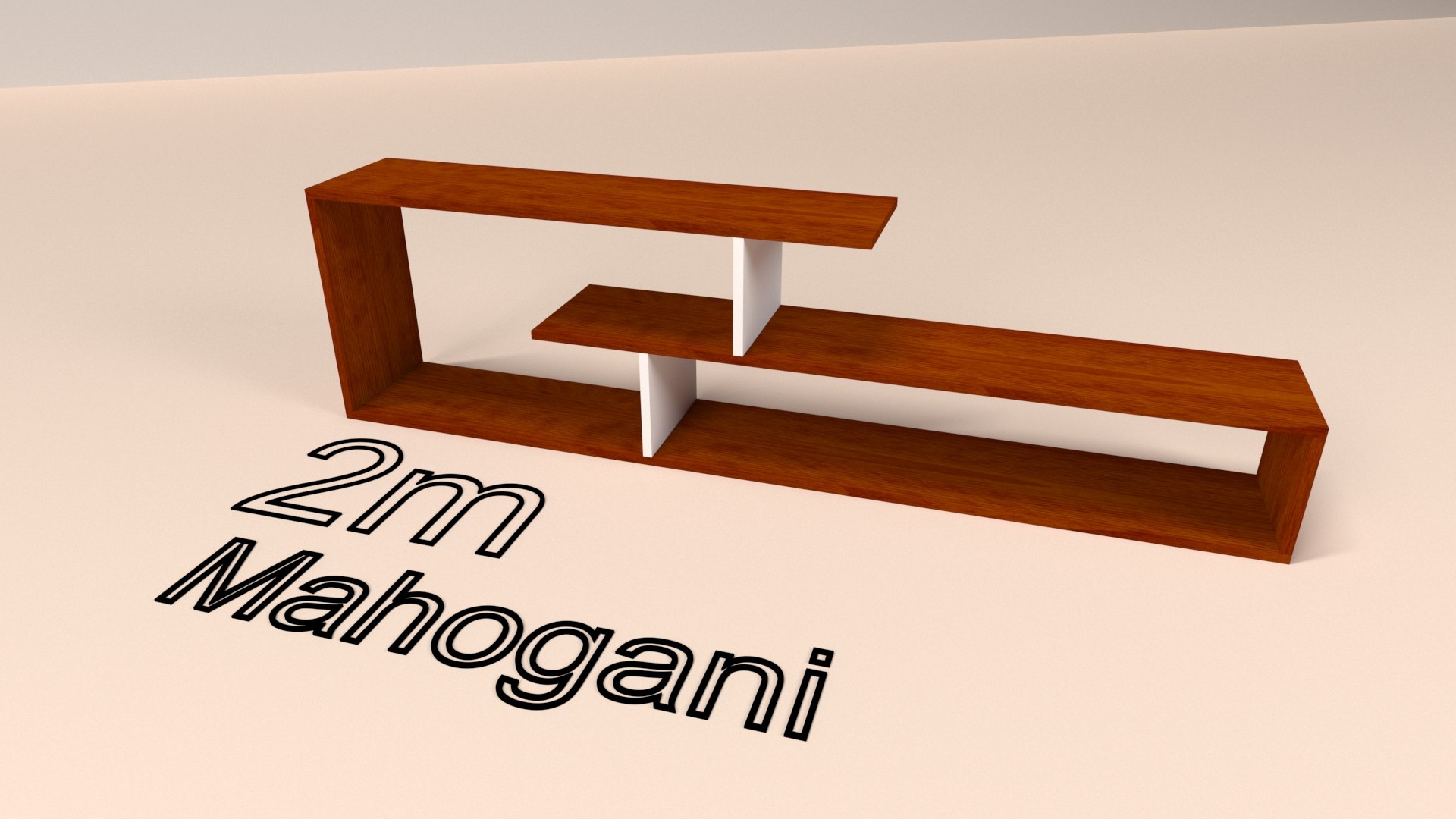 3D Simple Modern TV Unit - TurboSquid 1962351