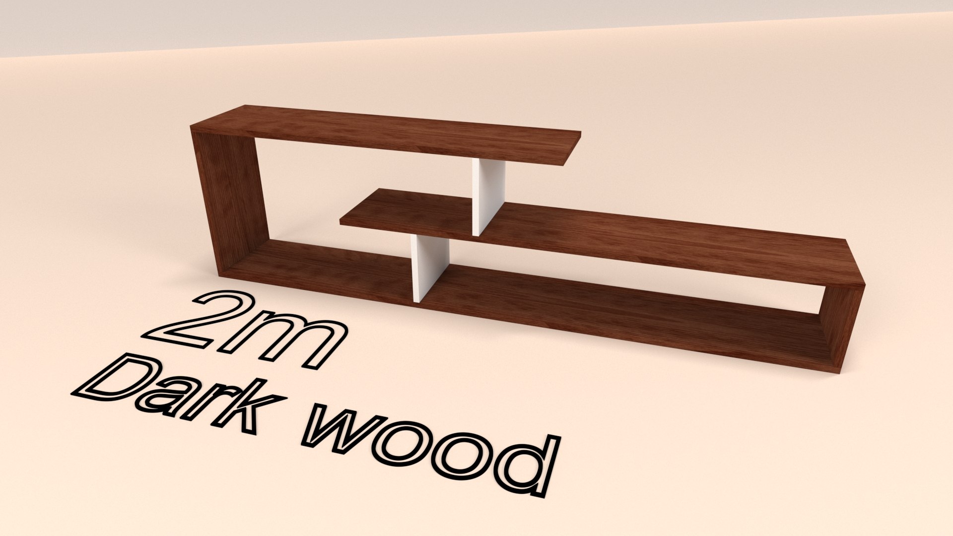 3D Simple Modern TV Unit - TurboSquid 1962351
