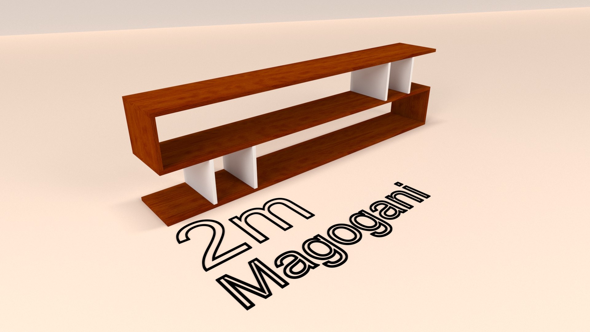 3D Simple Modern TV Unit - TurboSquid 1962351