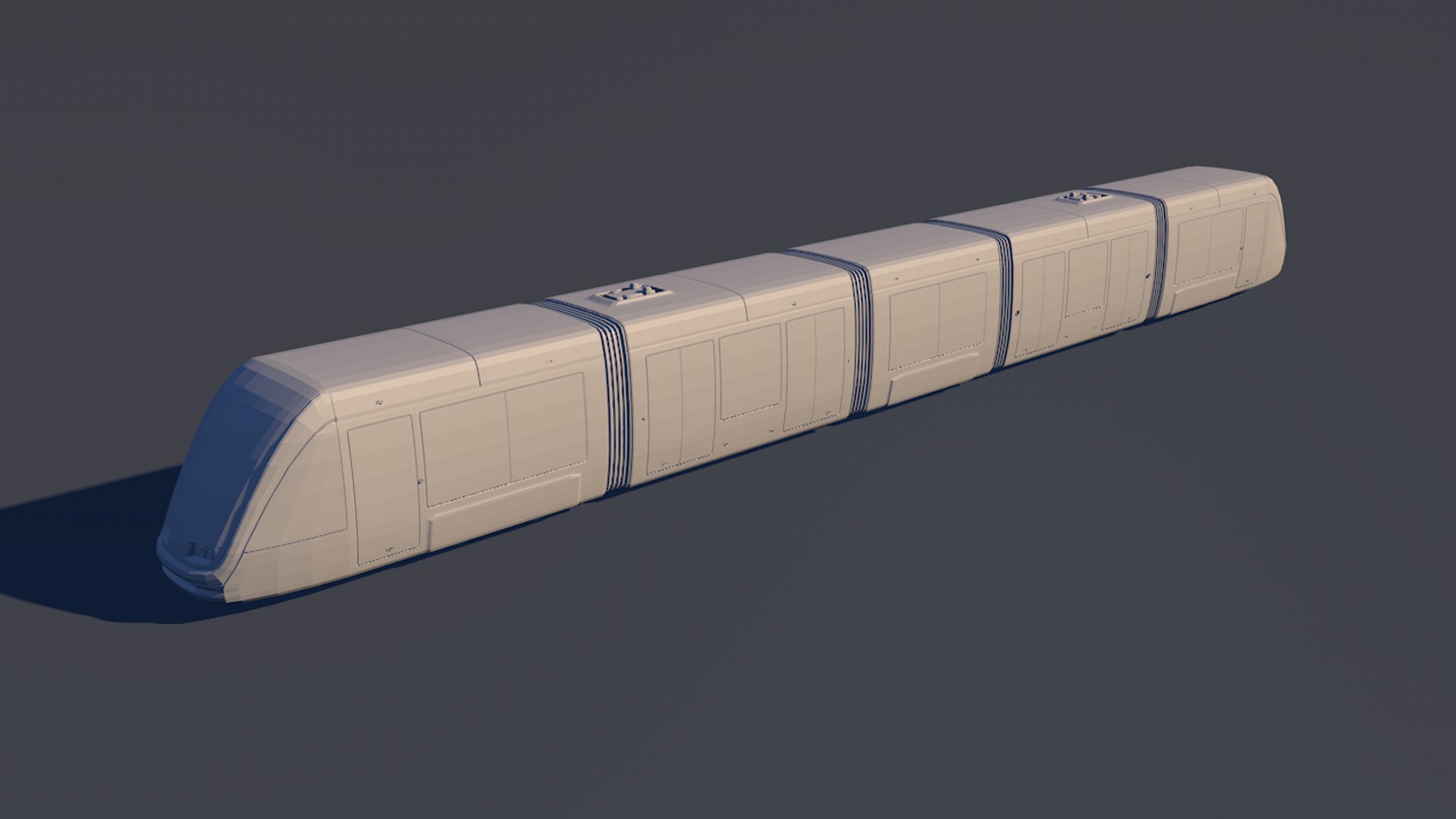 Train Light Rail 3D Model - TurboSquid 1461369
