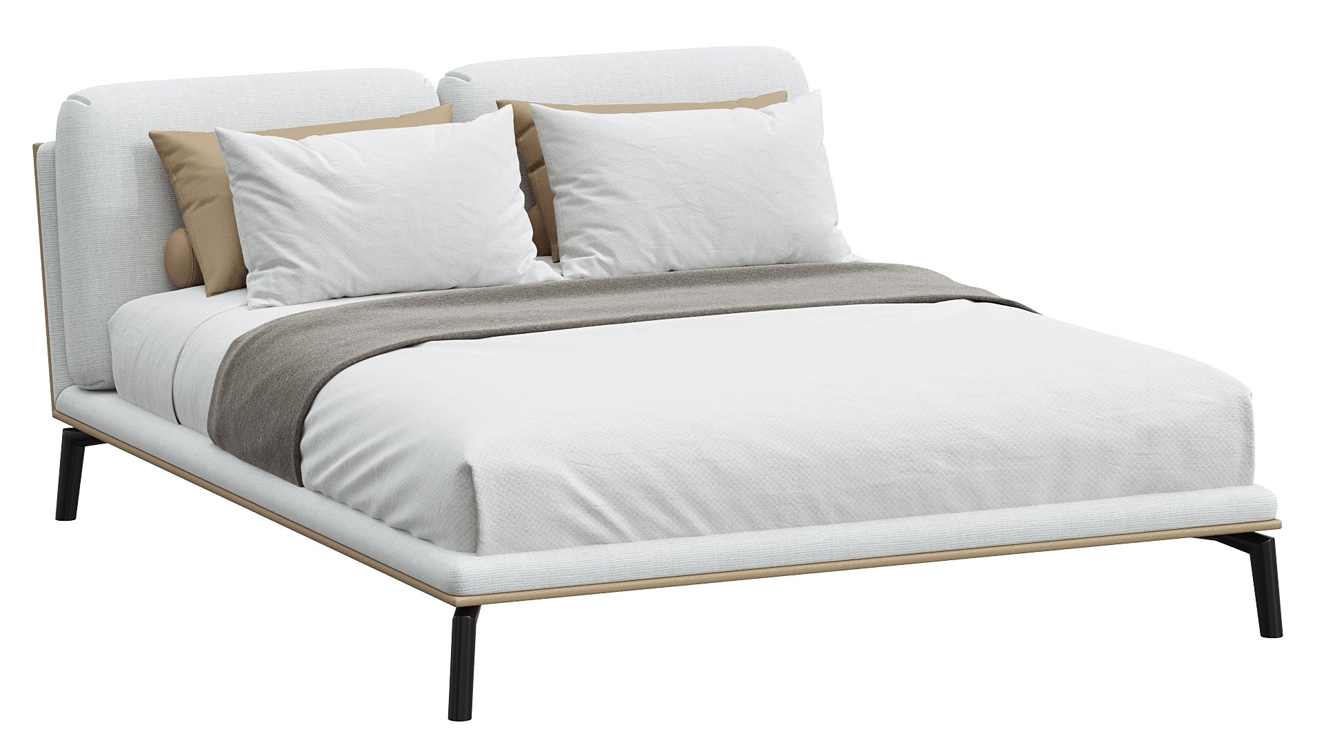 3D Model Cosily Bed By Sicis - TurboSquid 2187035