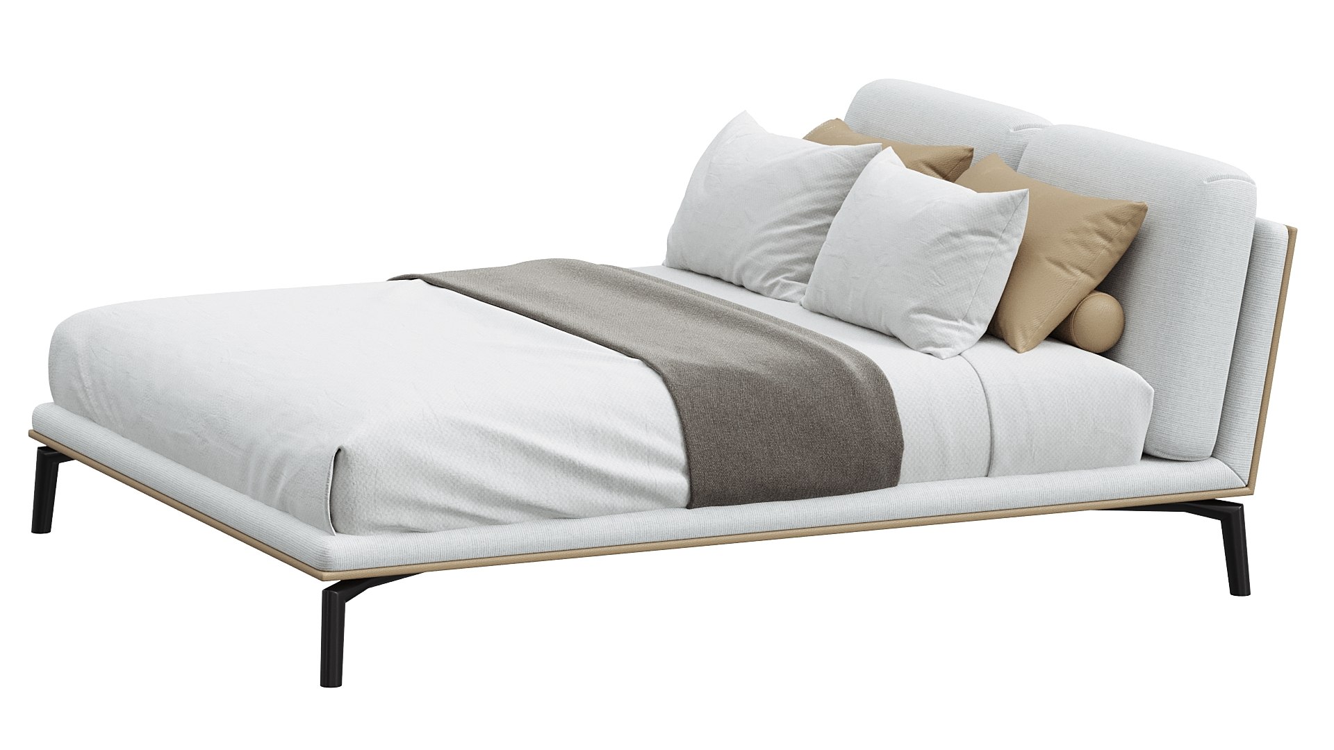 3D Model Cosily Bed By Sicis - TurboSquid 2187035
