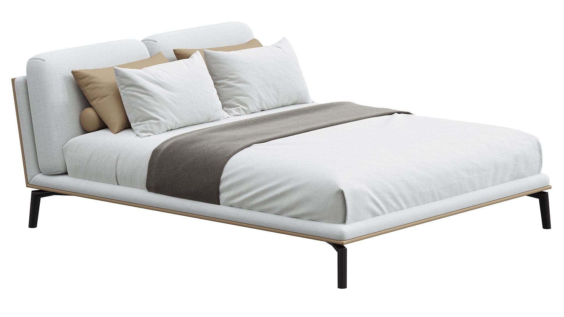 3D Model Cosily Bed By Sicis - TurboSquid 2187035