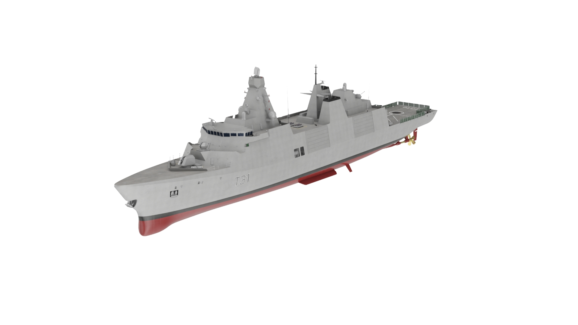 Type 31 Frigate Model - TurboSquid 2265692