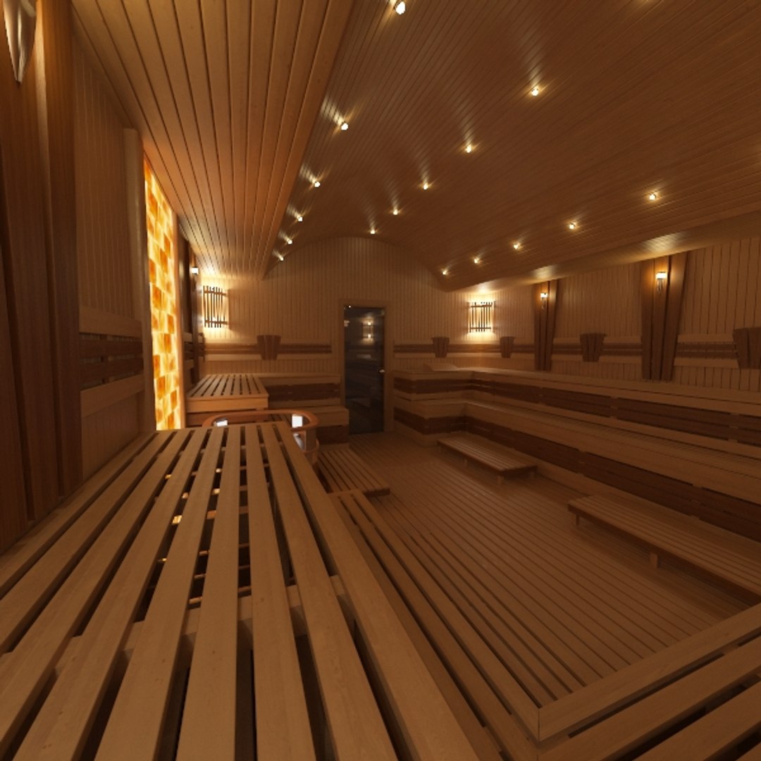 3d Model Sauna