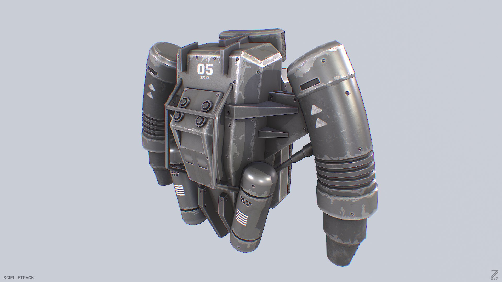 3D Model Scifi Jetpack - TurboSquid 2236368