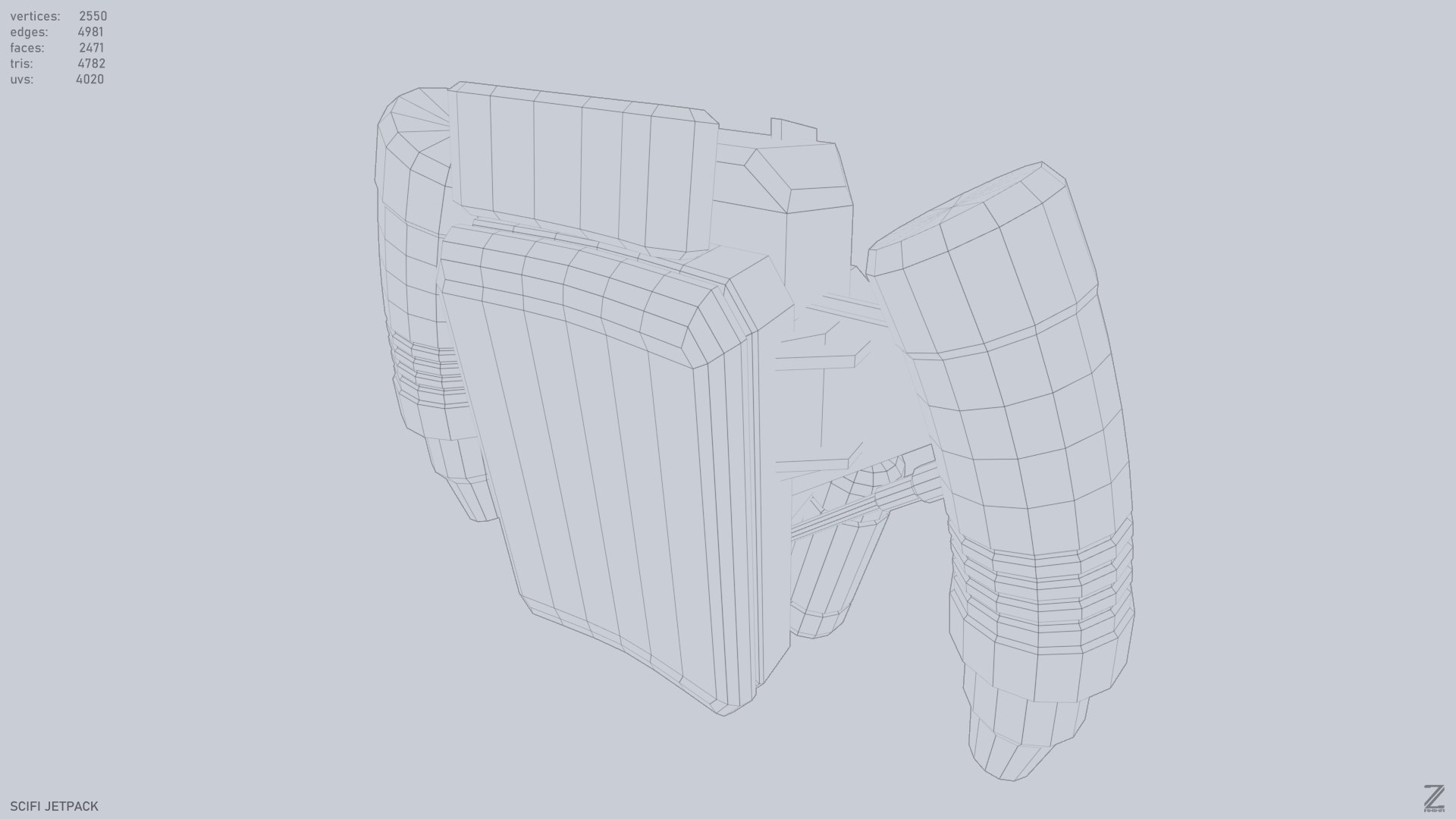 3D Model Scifi Jetpack - TurboSquid 2236368