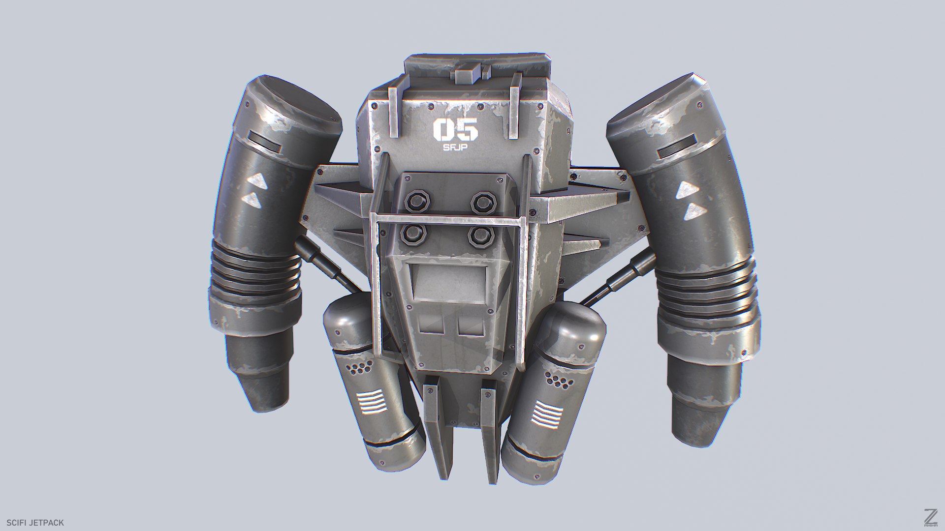 3D Model Scifi Jetpack - TurboSquid 2236368