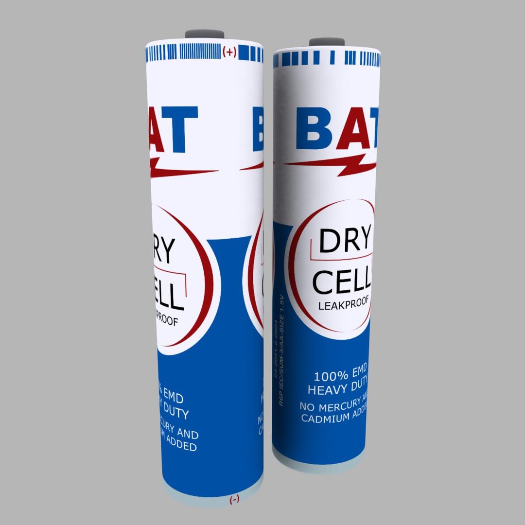 3d Dry Cell Battery
