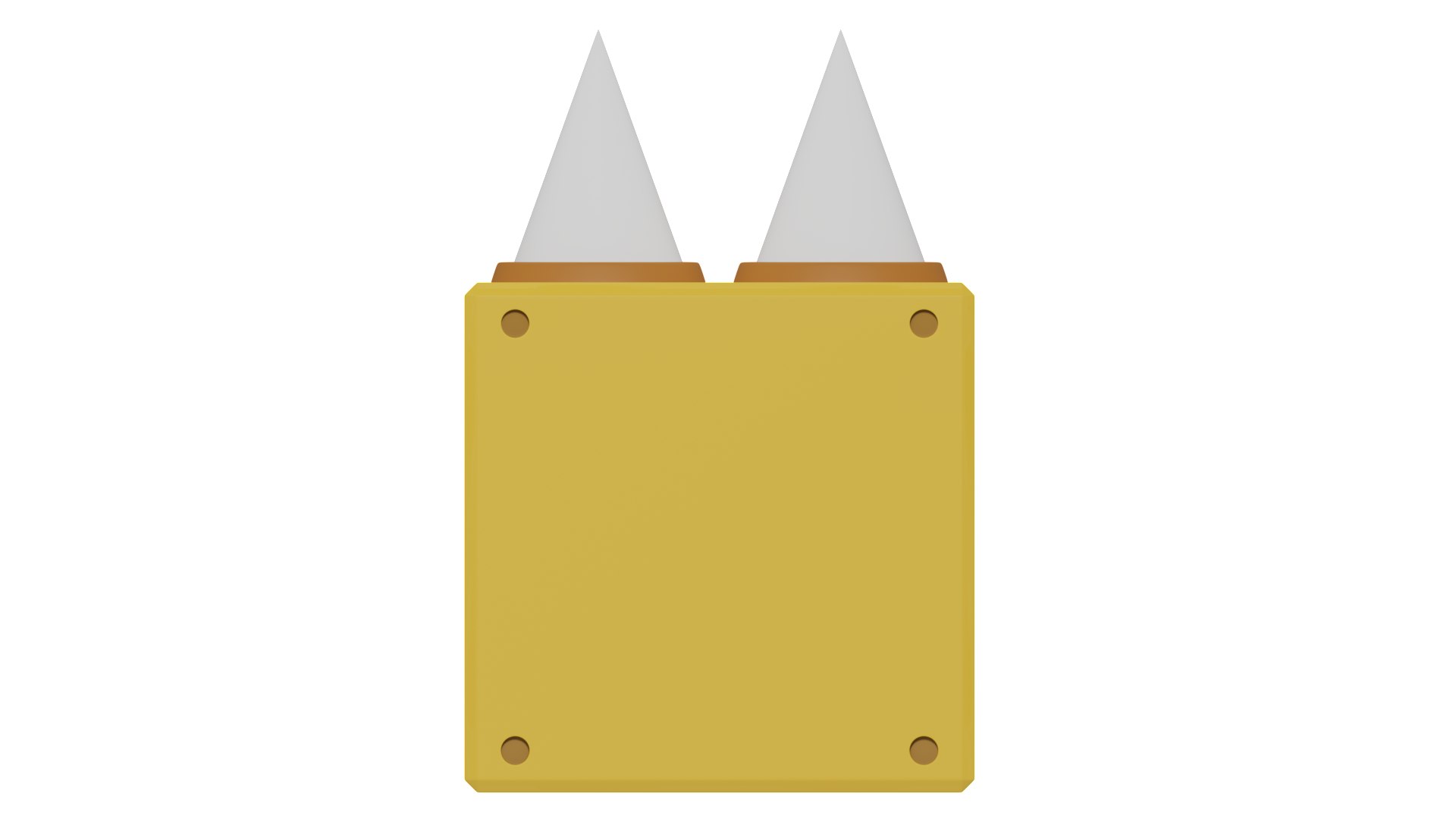 3D Spiked Empty Block - Mario - TurboSquid 2209773