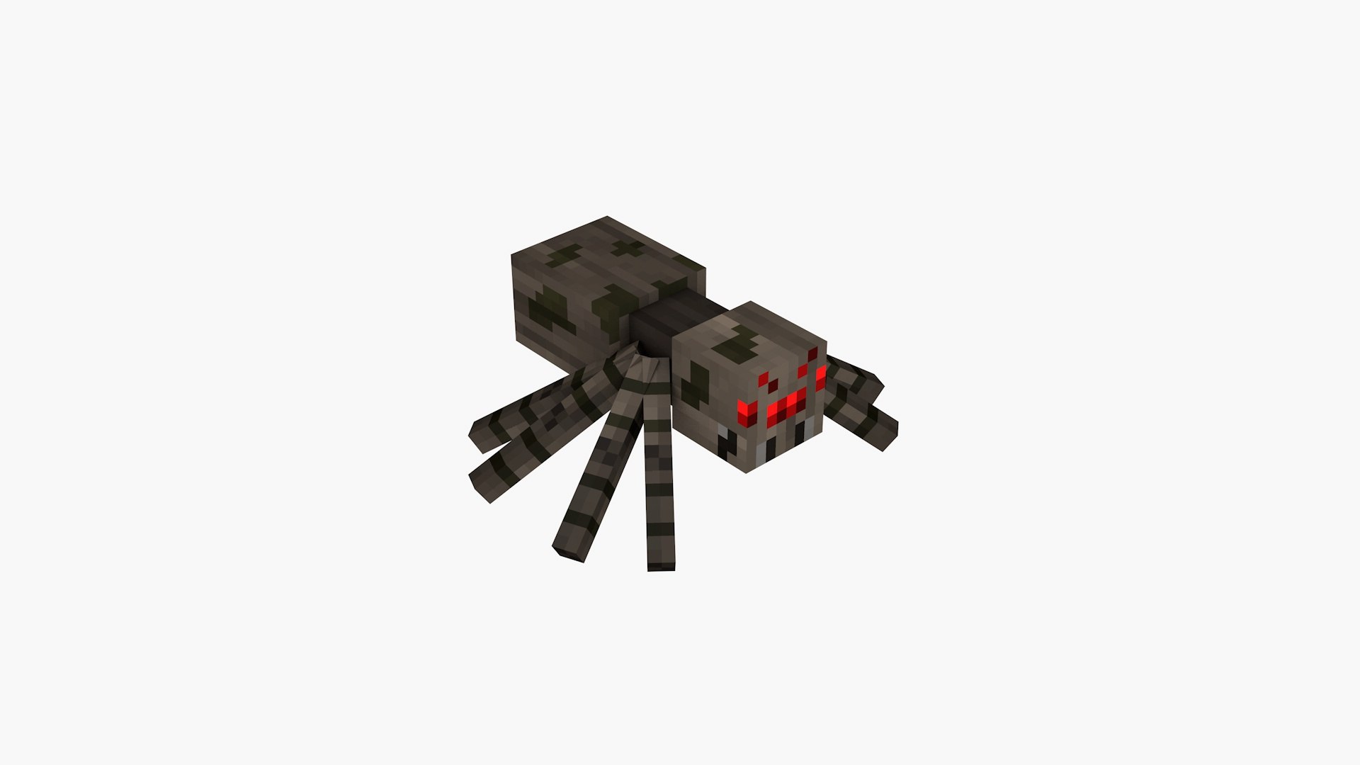 3D Model Spider Minecraft - TurboSquid 2364711
