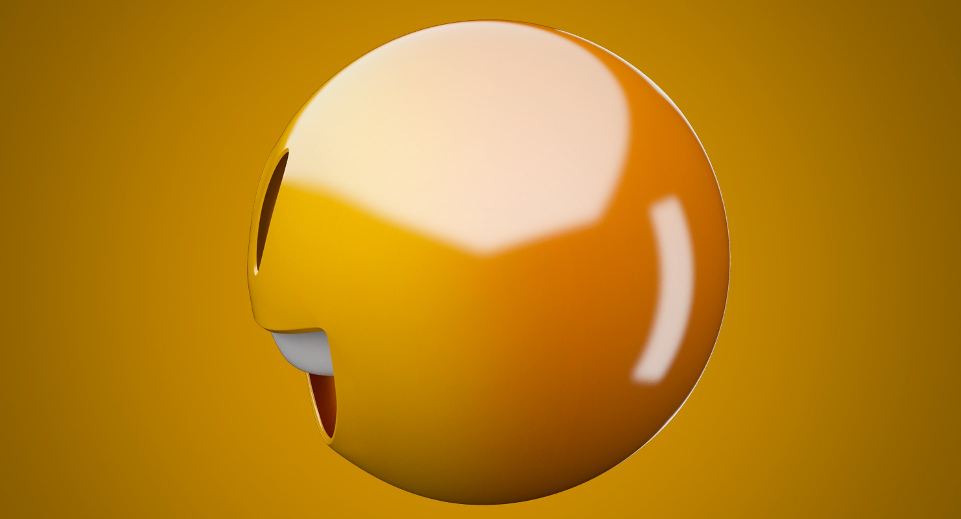 Emoji grinning face big 3D - TurboSquid 1403617