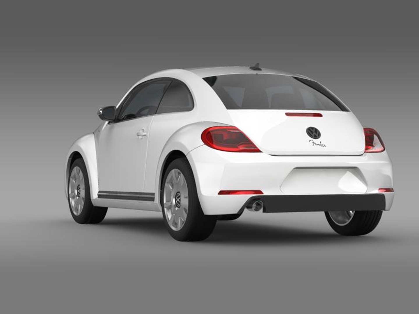 beetle fender edition 2012 3d model