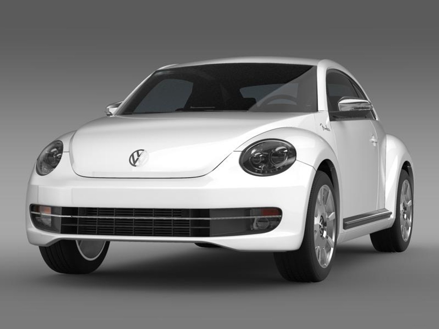 beetle fender edition 2012 3d model