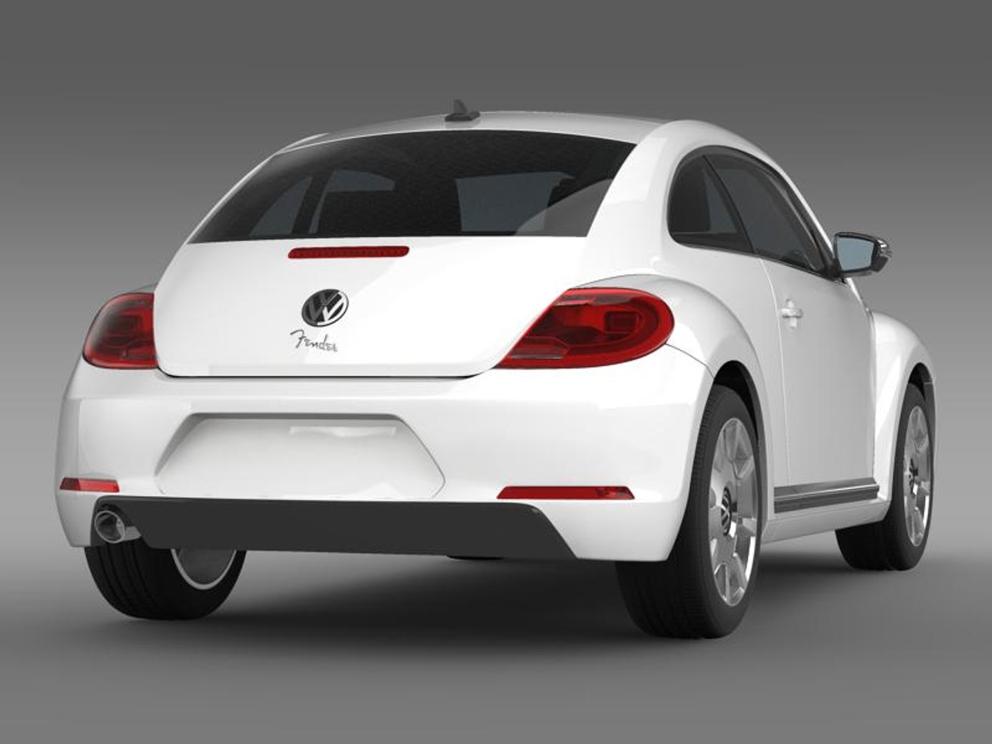 beetle fender edition 2012 3d model