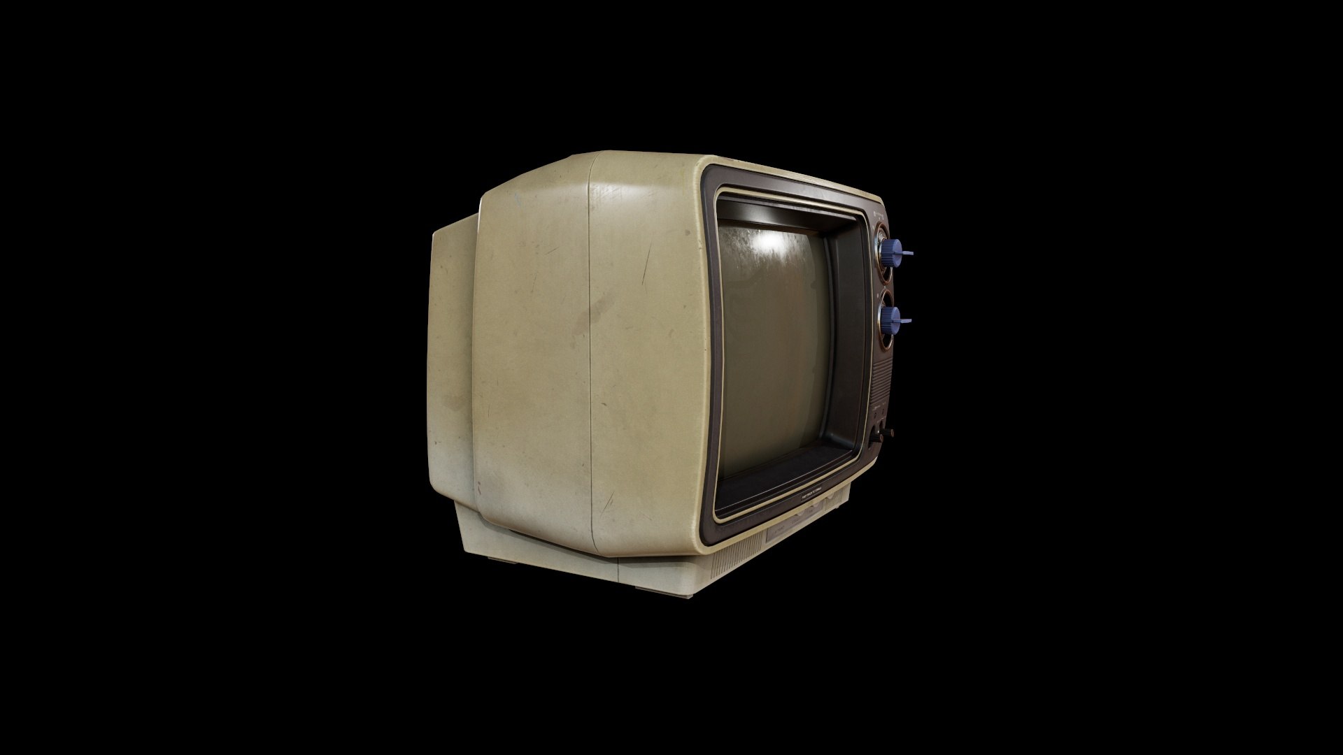 Old TV Realistic 3D Model 3D Model - TurboSquid 2251706