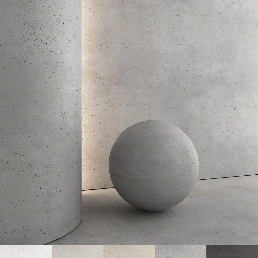 3D Decorative Concrete 40 Model - TurboSquid 2321280